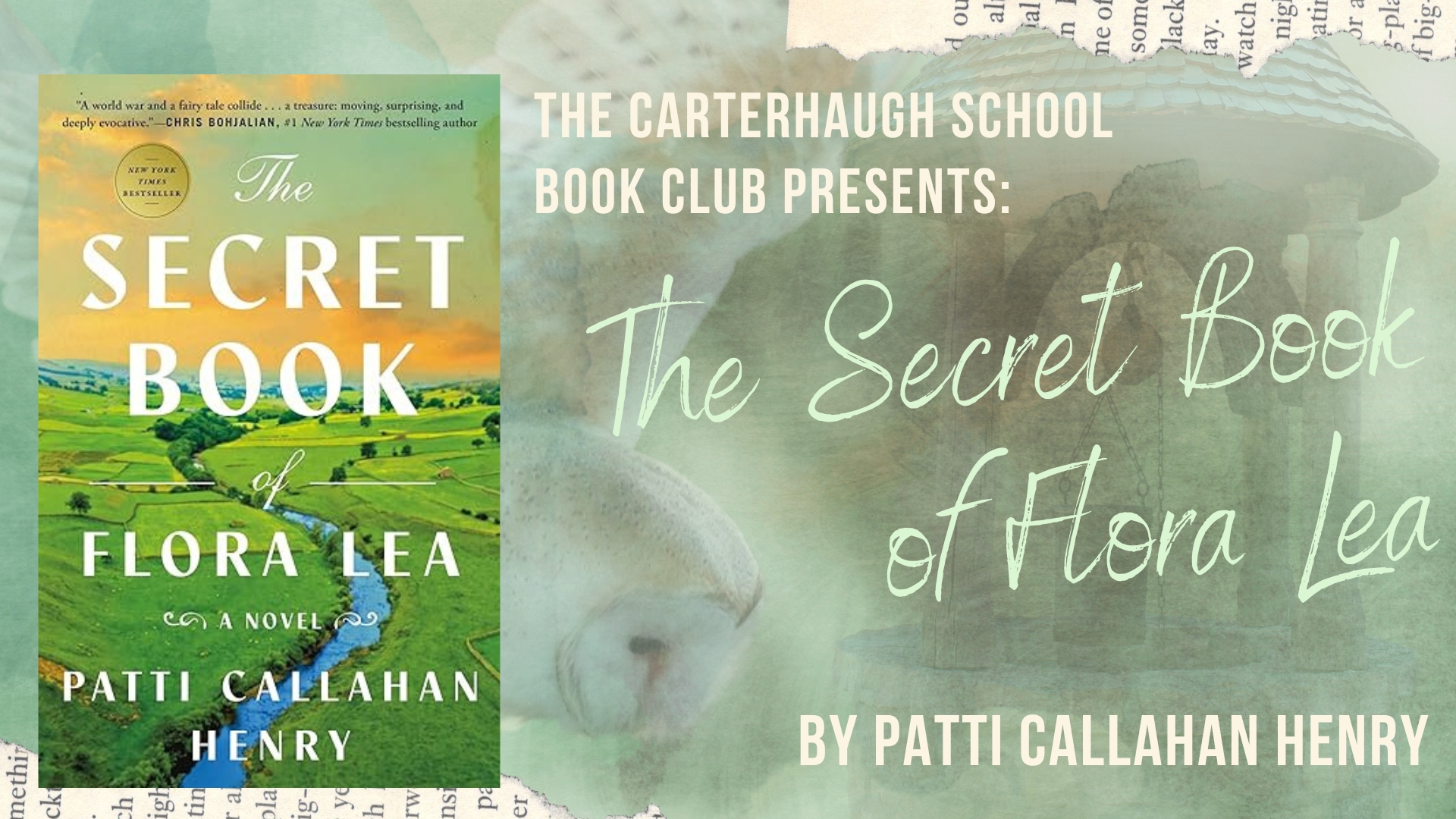 The March Book Club - The Secret Book of Flora Lea by Patti Callahan ...