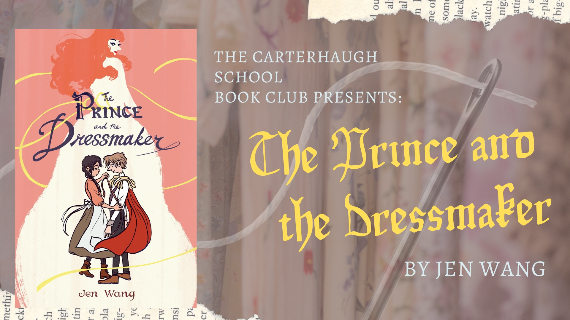 The March Book Club - The Prince and the Dressmaker by Jen Wang - The ...